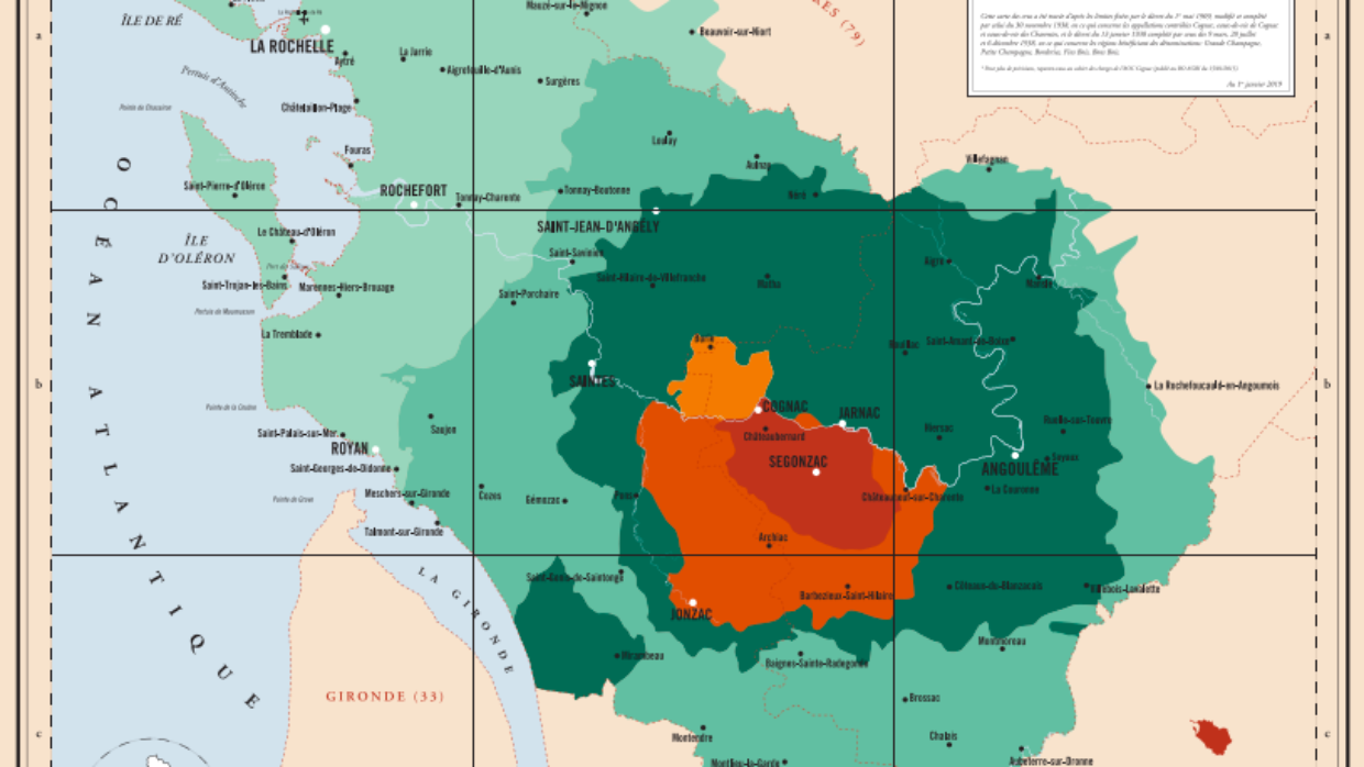 Quels sont les différents crus du cognac